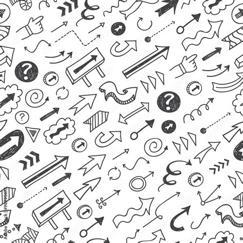 Seamless Arrow Pattern Background With Vector Arrows Stock Vector Adobe Stock Seamless Arrow Pattern Background With Vector Arrows Stock Vector Adobe Stock