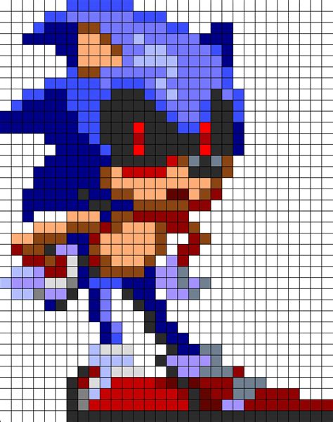 Spreadsheet Pixel Art Sonic At Alejandro Harden Blog