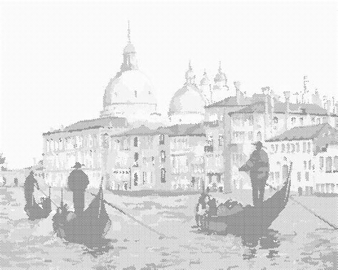 Рисуване по точки ГЛЕДКА КЪМ ВЕНЕЦИЯ ОТ ГОНДОЛИТЕ Zuty Bg