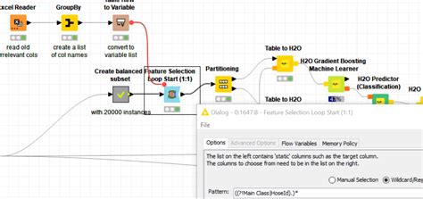 Feature Selection Loop Exclution By Variable List Knime Analytics Platform Knime Community Forum