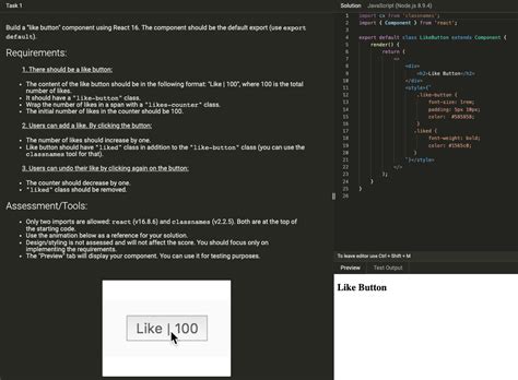 create a simple like button component with react dominic medium