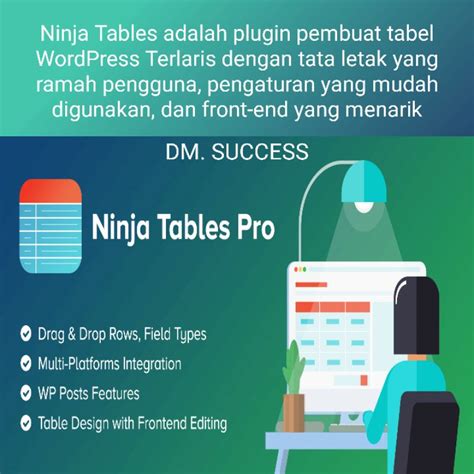 jual ninja tables pro the fastest and most diverse wp datatables