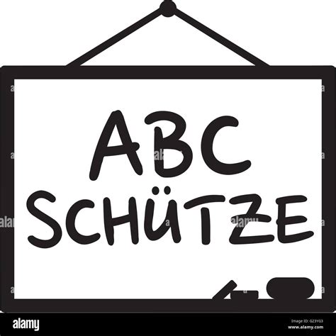 Blackboard With School Starter German Stock Vector Image And Art Alamy