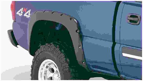 Pocket Style Fender Flare 4 Pc Set For 2003 2007 Silverado 15001500