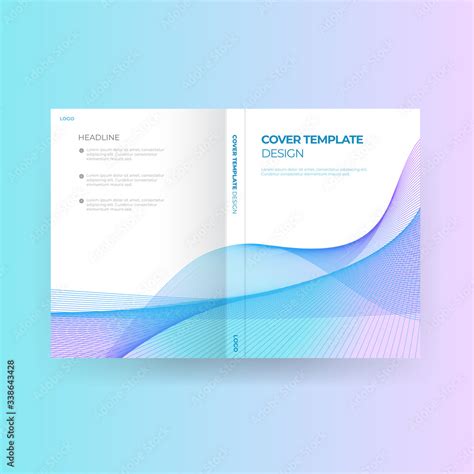 커버 디자인 템플릿 벡터 Stock Vector Adobe Stock