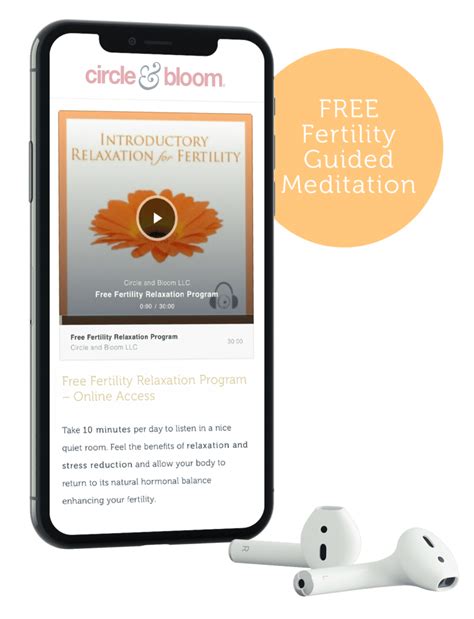 Free Guided Meditation For Fertility · Circle Bloom™
