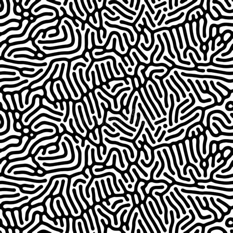 Abstract Organic Lines Seamless Patterns Vector Backgrounds Set Modern Trendy Creative Memphis