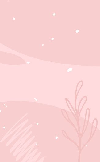 유기적 인 추상적 인 배경 트렌디 한 최소한의 디자인으로 단풍과 식물 요소 소프트 핑크 0명에 대한 스톡 벡터 아트 및 기타 이미지 Istock