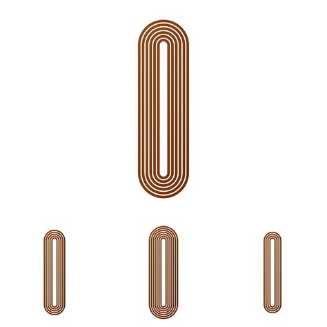 브라운 라인 나 로고 디자인 세트 벡터 Ai Eps Uidownload