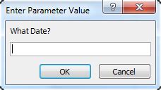 Access Queries How To Create A Parameter Query