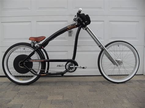 Nirve Switchblade Chopper Cruiser Bike With Custom Electric Bicycle