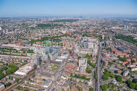 Aerial View Aerial View Of Hammersmith Hammersmith Flyover Hammersmith Station London