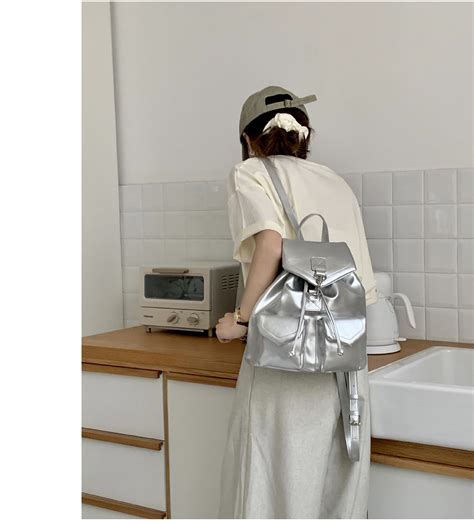 에이어패럴 특가 글로시 복조리 백팩 미니 스트랩 가죽 보부상 가방 Gb001