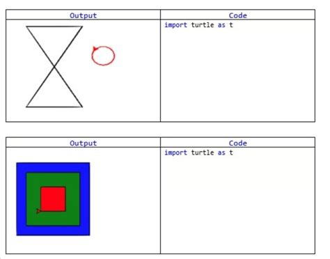 Solved Write Python Program To Draw The Following Shape By