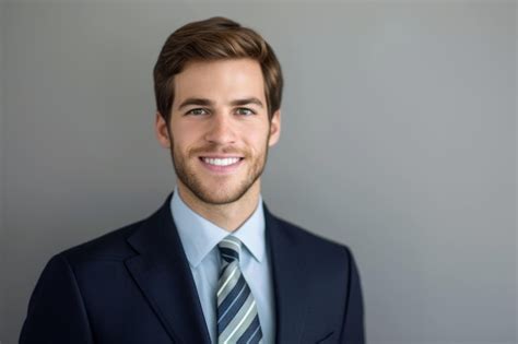 Premium Photo Young Professional Man In Suit Smiling