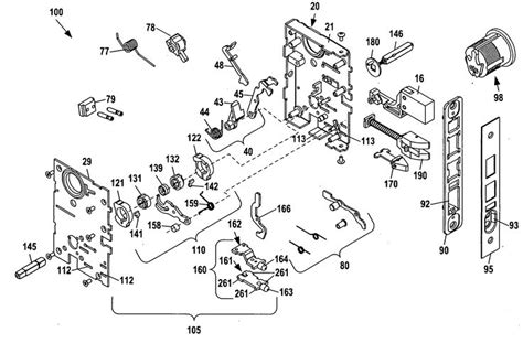 Lock Cylinder Exploded View