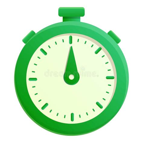Stopwatch Countdown Icon Cartoon Vector Timer Clock Stock Vector