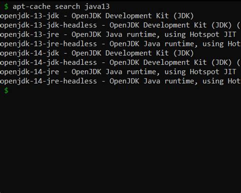 Ubuntu Search A Package And Versions Using Apt Command Code2care