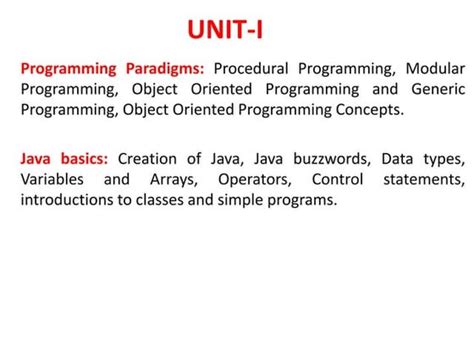 Methods In Java Pptx Programming Languages Computing