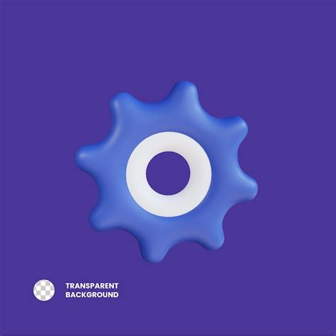 Premium Psd Setting 3d Rendered Icon Illustration