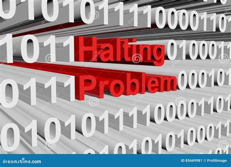 Halting Problem Stock Illustration Illustration Of Tech 85669981