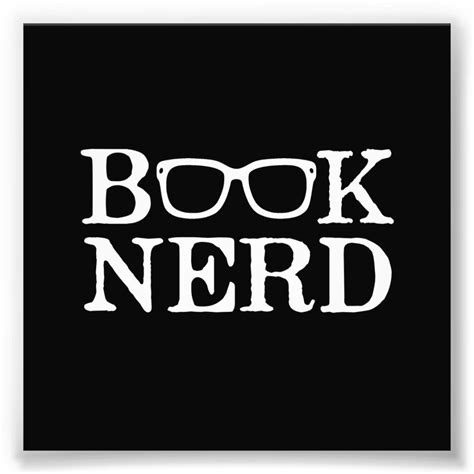 Book Nerd Nerdy Glasses Photo Print Artofit