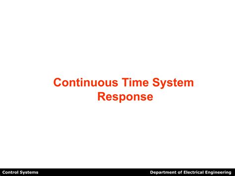 Chapter 2 Linear Control System Ppt