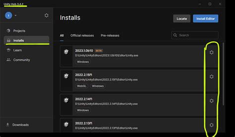How Do I Add Modules In Unity 202123f1 Getting Started Unity Discussions