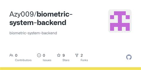Github Azy Biometric System Backend Biometric System Backend