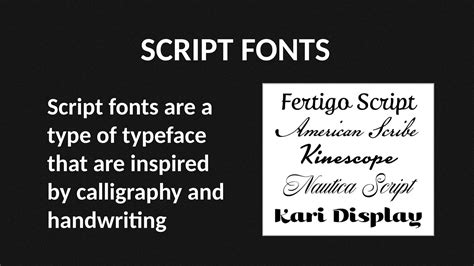 Font Types An Intoduction And Typography Font Styles Ppt