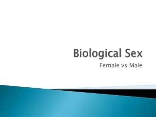 PPT Biological Sex PowerPoint Presentation Free Download ID