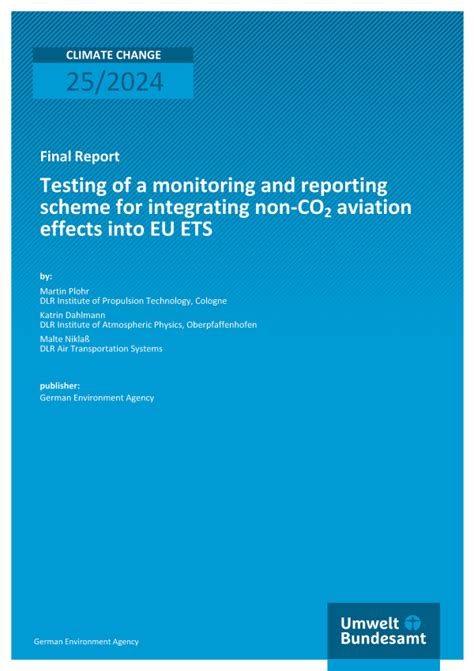 Testing Of A Monitoring And Reporting Scheme For Integrating Non Co₂