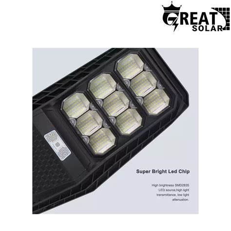 چراغ خیابانی خورشیدی 300 وات Great Solar Street Light