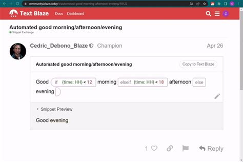 Text Blaze Product Manager Snippets