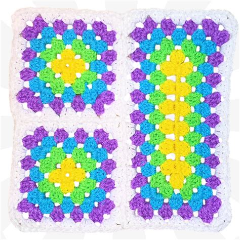 Ravelry Rectangular Granny Square Pattern By Christa Lynn