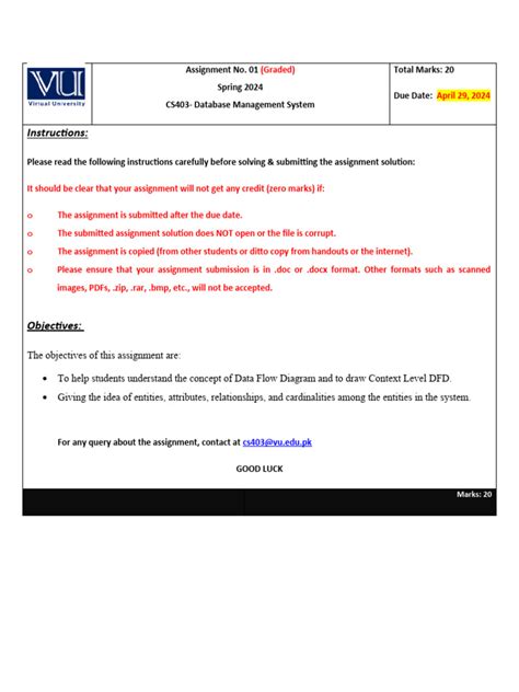 Cs403 1 Assignment 1 23 Apr 29 Apr Question Pdf Data
