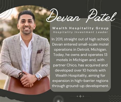 Chico Patel On Linkedin Hospitality Investing Success Leaders Wealthhospitalitygroup