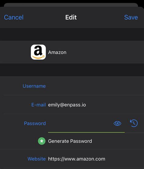 Generating A Password In Enpass