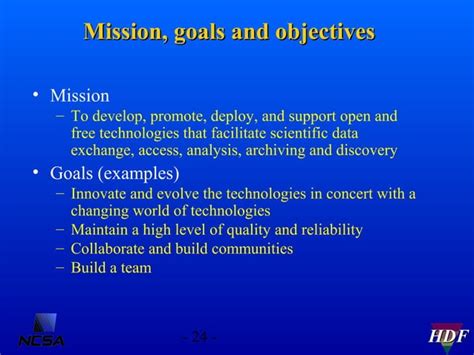 Hdf Software Process Lessons Learned And Success Factors Ppt