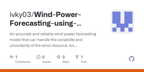Github Ivky03 Wind Power Forecasting Using Ensemble Learning An Accurate And Reliable Wind