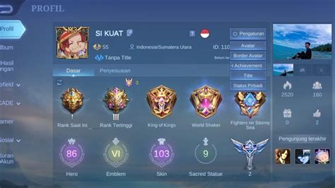 Cara Melihat Tanggal Pembuatan Akun Mobile Legends Ml