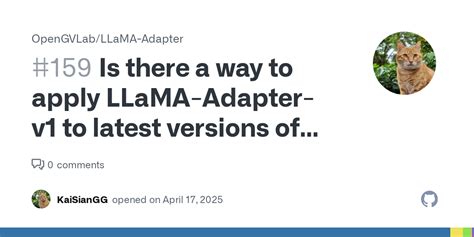 is there a way to apply llama adapter v1 to latest versions of llama