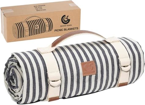 G Good Gain Picnic Blankets For Beach Camping Grass Lawn