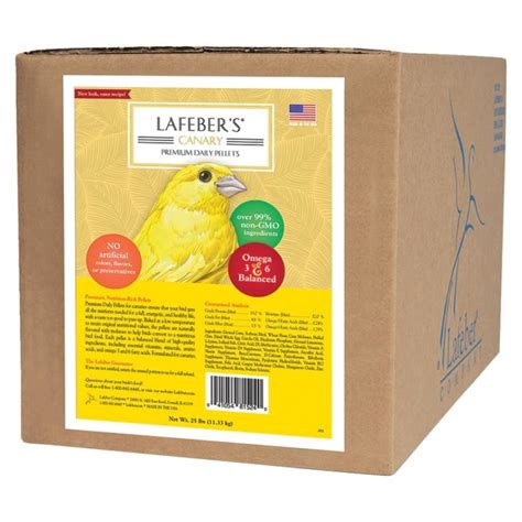 Canary Pellets 25 Lb 11 Kg Lafeber Co