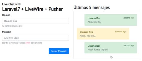 Github Emanuelnogueiraslaravel Chat Live Chat Con Laravel 7 Livewire Pusher