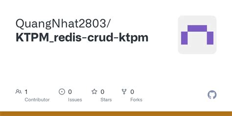 GitHub QuangNhat2803 KTPM Redis Crud Ktpm