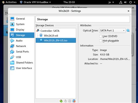 centos 8 virtualbox create virtual machine gui server world