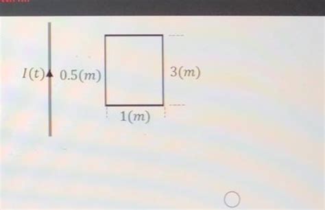 Solved A Very Long Flat Wire And Rectangular Wire Frame Chegg Com