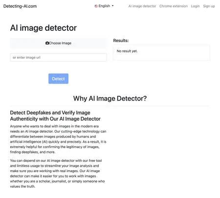 AI Image Detector AI Tool Info Reviews Alternatives Sayhi Ai