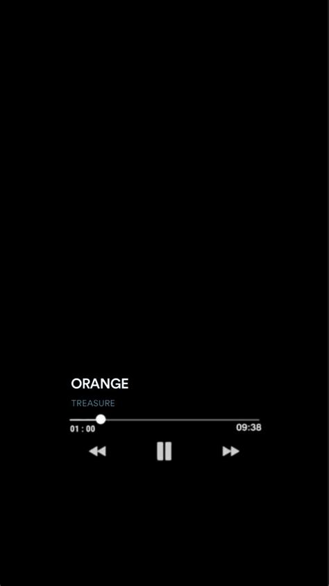 Orange Clock Wallpaper